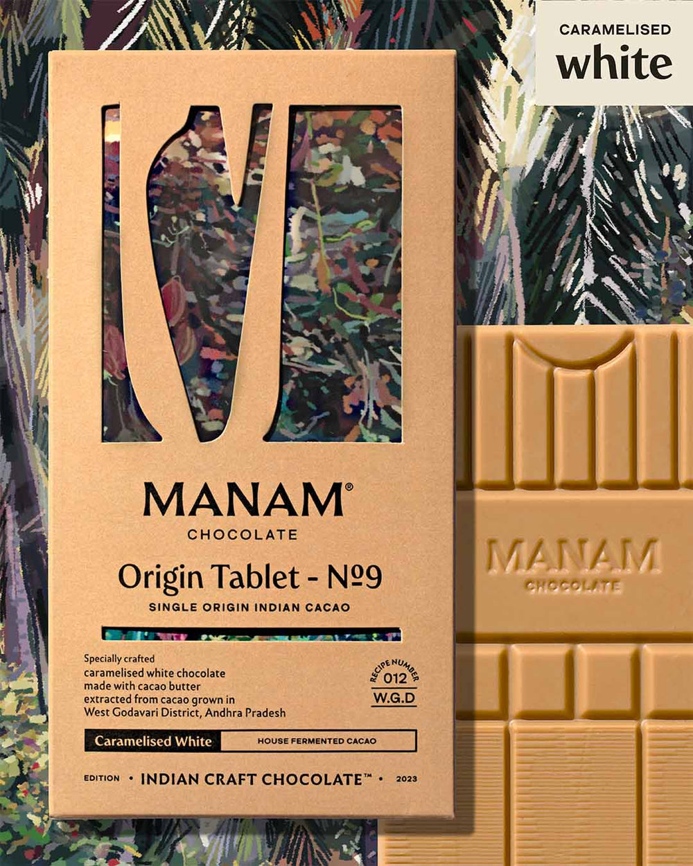 Indian Origin Tablet No. 9 - Caramelised White